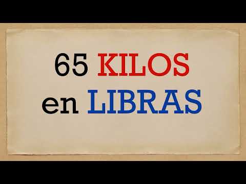 Cuánto es 65 kilos en libras - A cuántas libras equivalen trece kg
