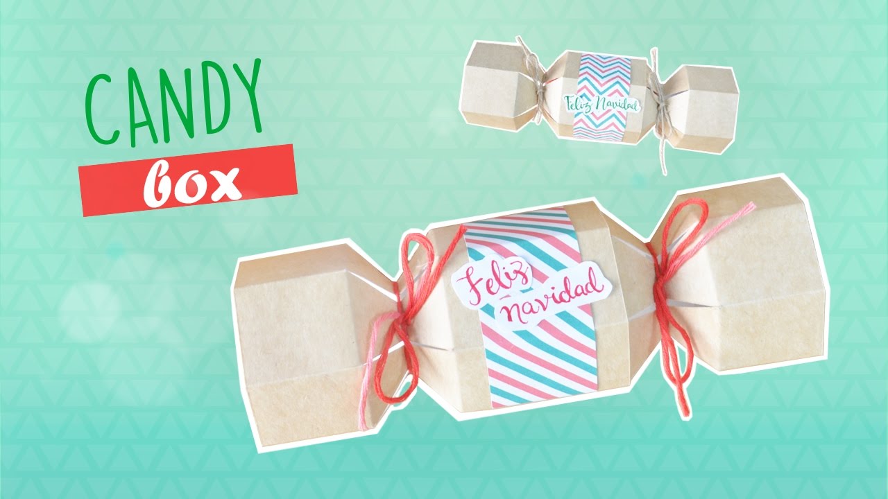 DIY ~ CAJITA EN FORMA DE CARAMELO #CinCraft