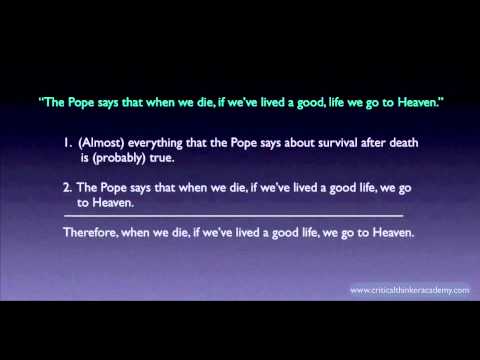 Fallacies: Appeal to Authority