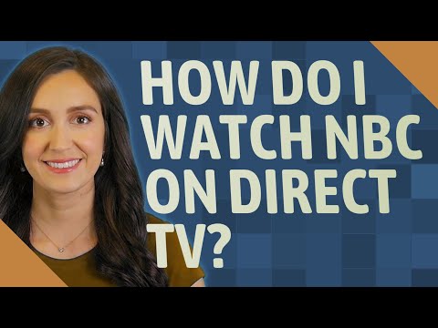 How do I watch NBC on Direct TV?