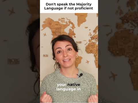 Majority Language: Don't speak it to your child if not proficient
