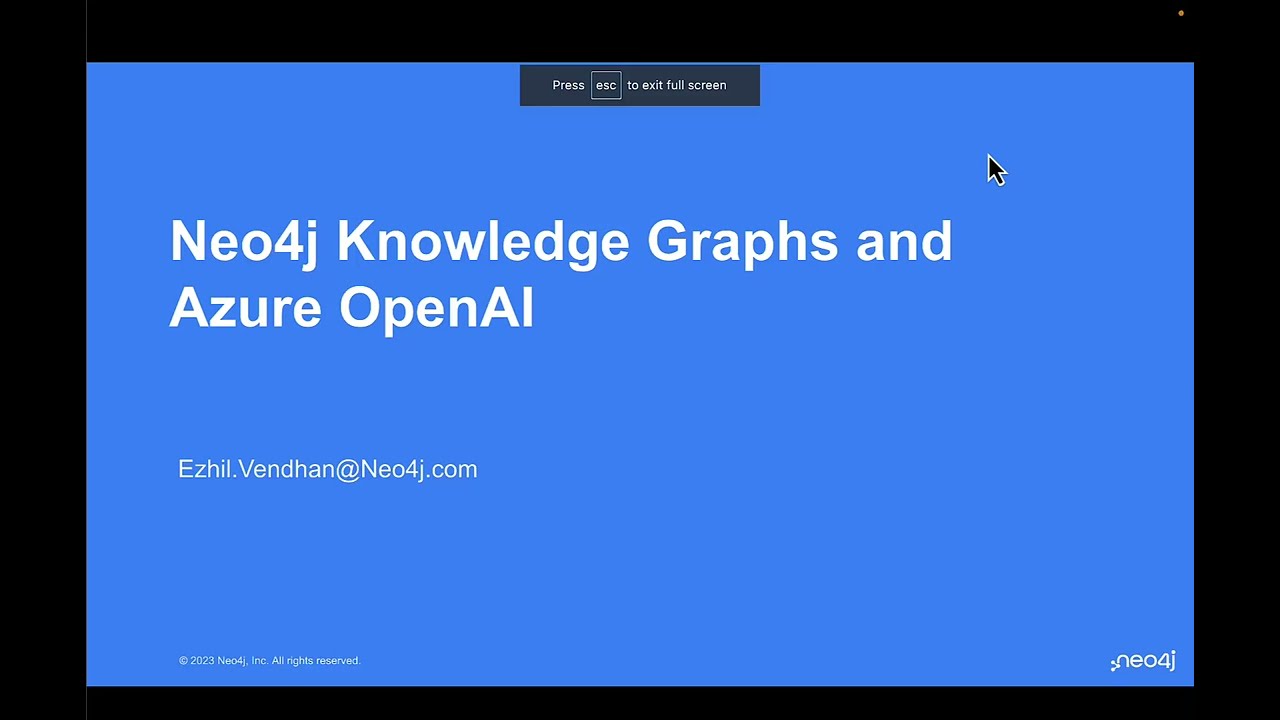 Video: Azure OpenAI Neo4j Demo - Graph Database & Analytics