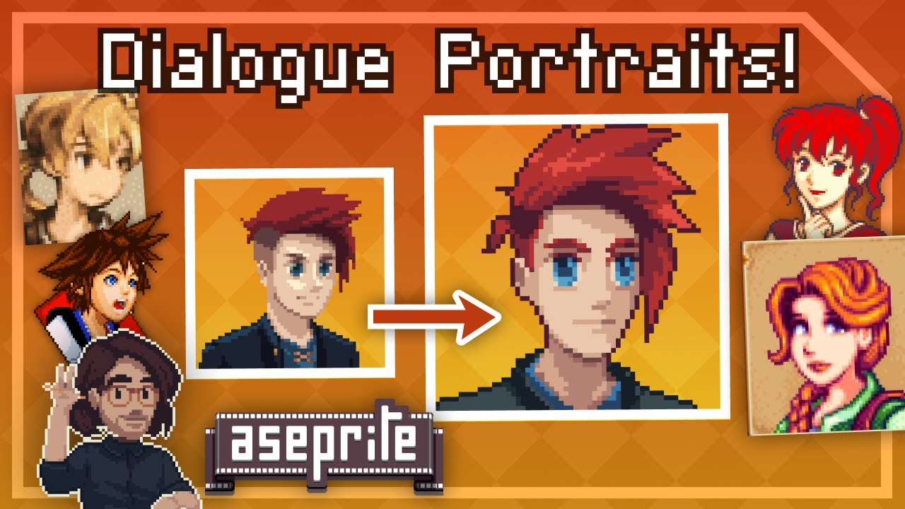Pixel Art Class - Introduction To Portraits!