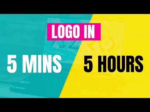 5 Minute Logo VS 5 HOUR LOGO (Weird Result) 🤯