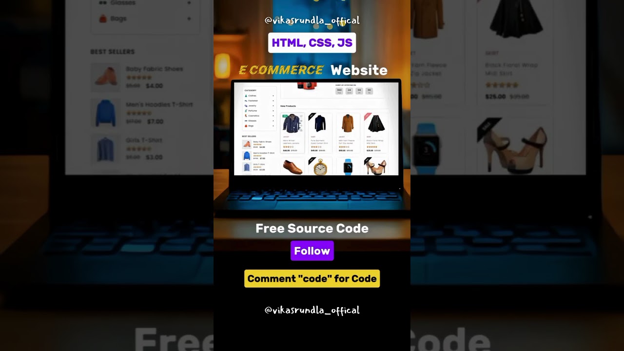 E Commerce Website Free Source Code
