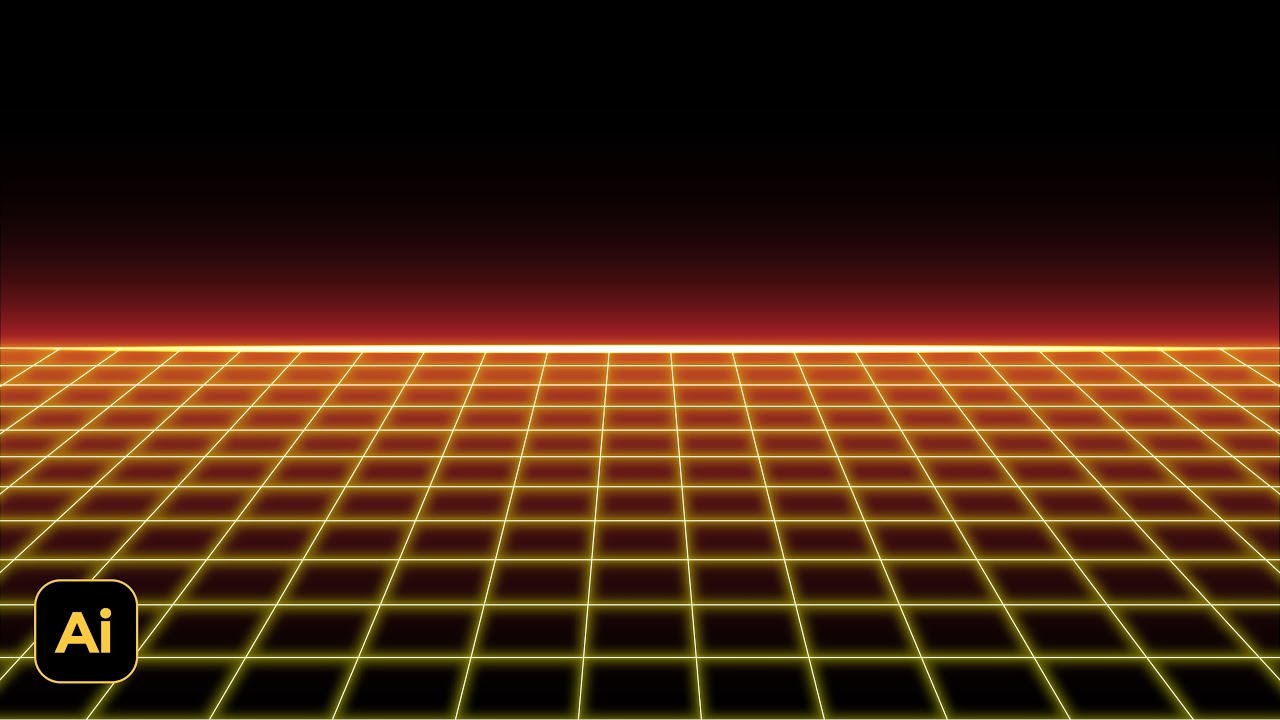 Make a Simple Retro Background Design | Adobe Illustrator Tutorials