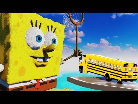 Cars vs SpongeBob | Teardown