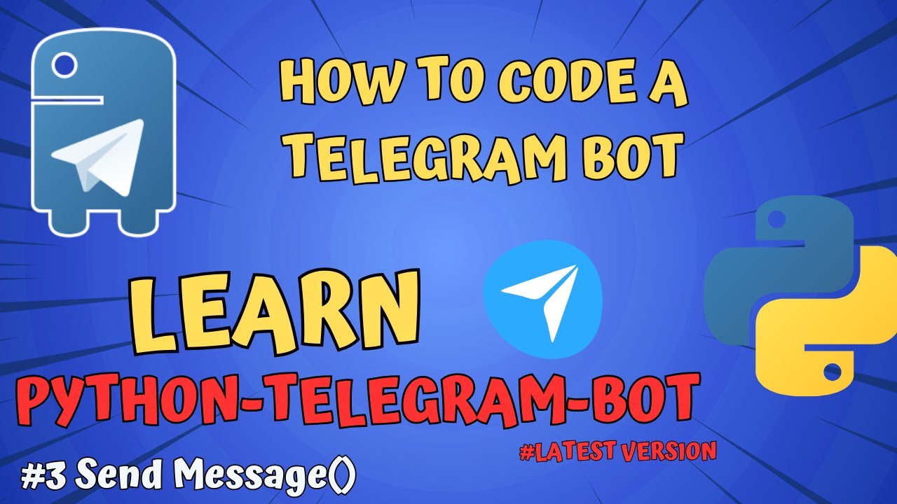 #3 send_message() | Learn PTB(Python-Telegram-Bot) | How To Code A Telegram Bot | @TraxDinosaur