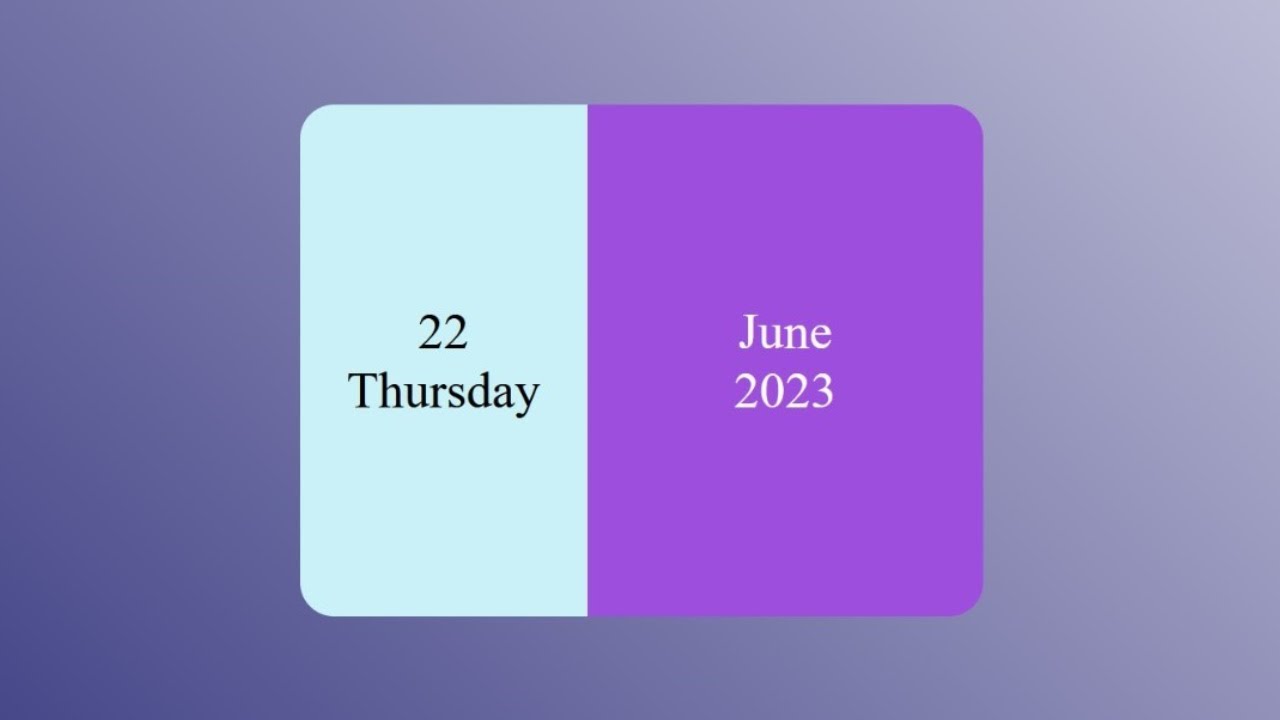 Create a Dynamic Calendar with HTML, CSS, and JavaScript | Step-by-Step Tutorial | Codewith Buddha