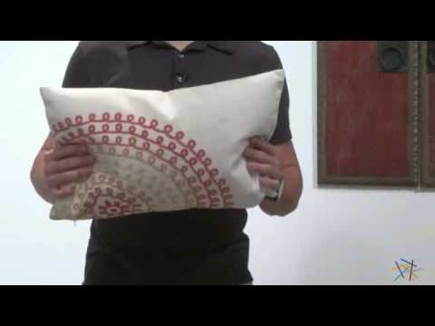Liore Manne Ombre Threads Warm Rectangle Pillow Set - Product Review Video