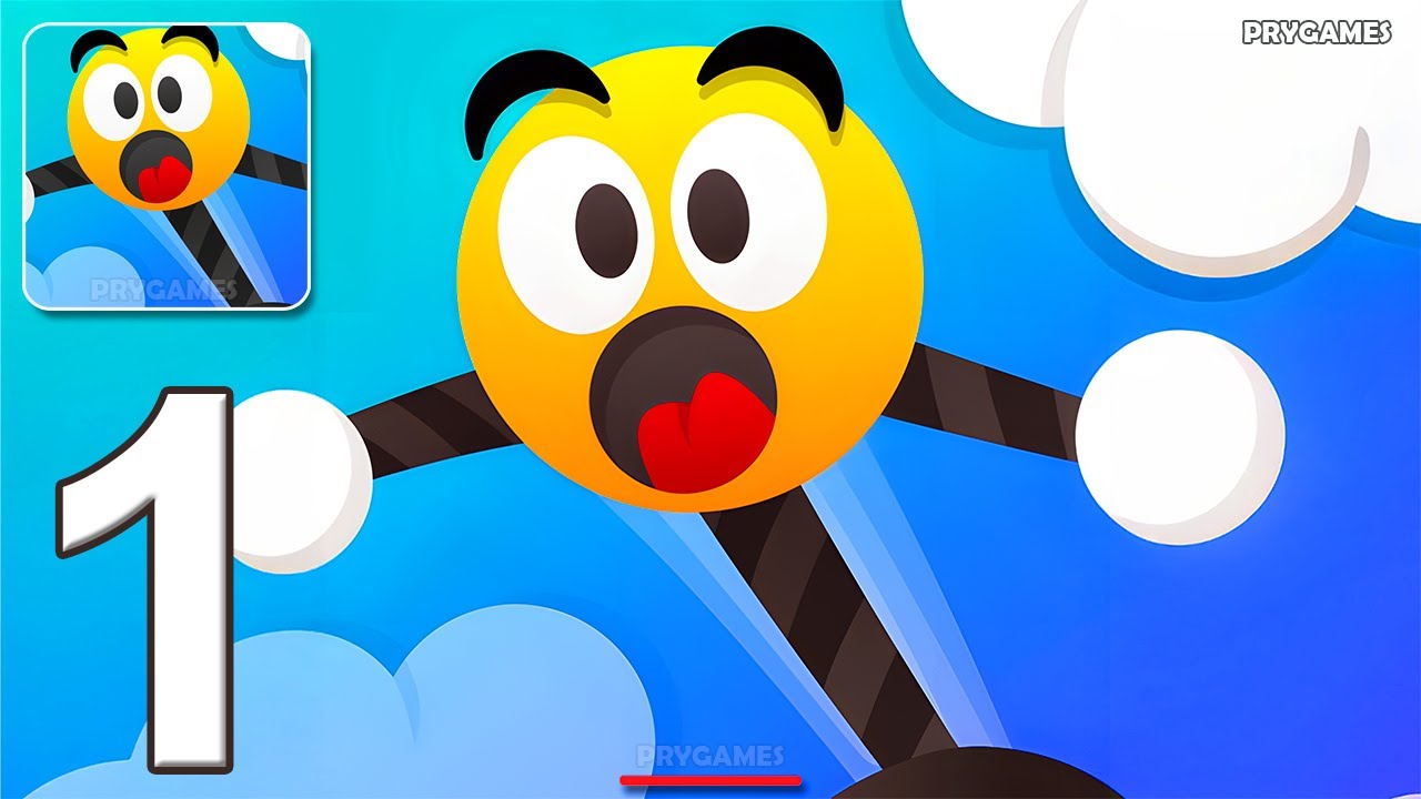 Stretch Guy - Gameplay Walkthrough Part 1 - Elastic Hero Adventure (Android, iOS)