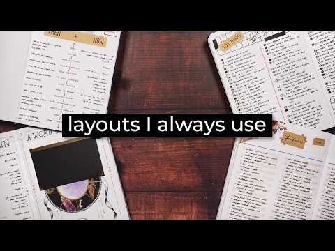 My 5 Must-Have Layouts for New Bullet Journal Setups 💜