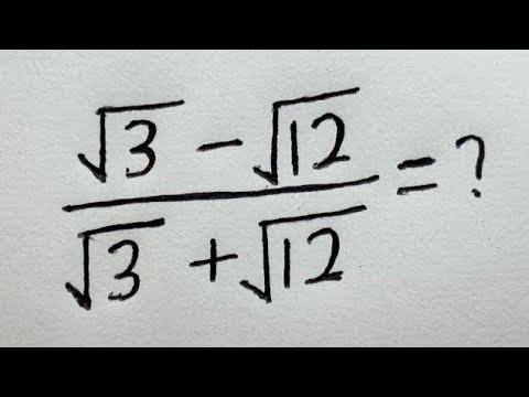 Germany | Can You Solve This? | A Nice Square Root Simplification Problem