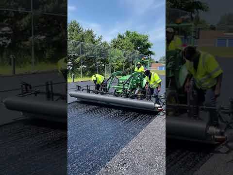 Road Fabrics, Inc. Install of GlasPave 25 by @Tensar-Global