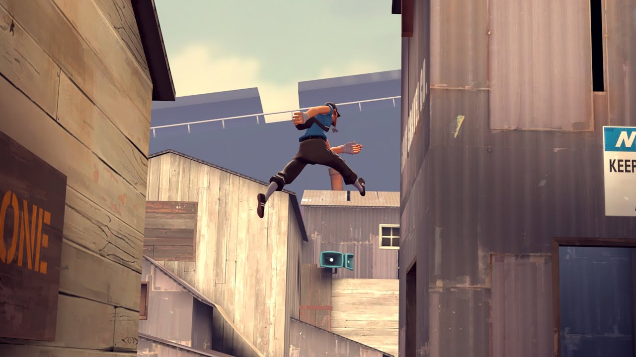Parkour Fight (Chase Sequence 1) -  Blocking and Testing  | SFM