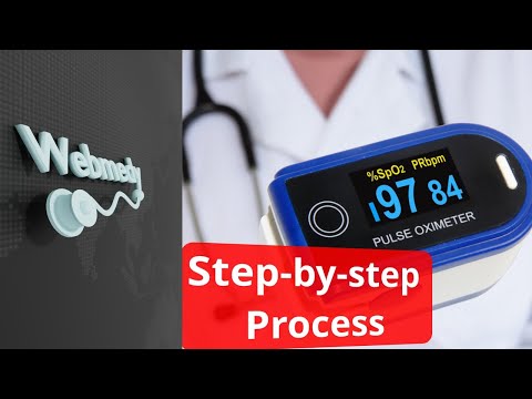 Step-by-step process to use a Pulse Oximeter