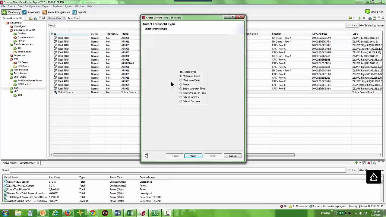 Virtual Sensor Creation