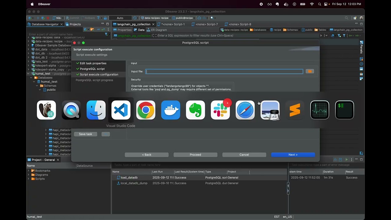 DataKind HumAI Deployment Instructions: 06. Creating the recipes database on a PostgreSQL server