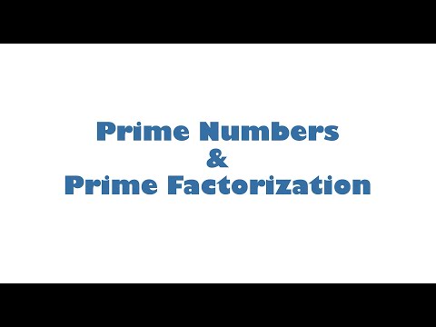 Prime Factorization