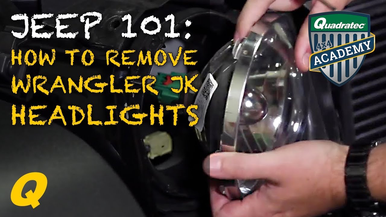 How to Remove Jeep Wrangler JK Factory Headlights
