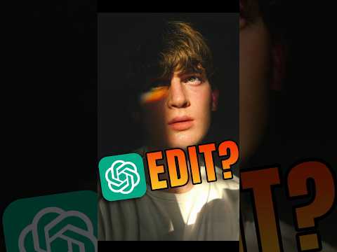 ChatGPT can now EDIT photos? 🤔📸 #chatgpt #photoediting #chatgpt4