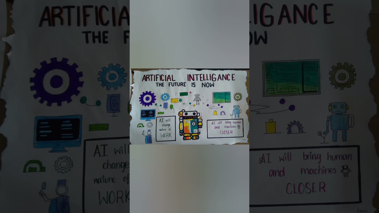 poster on ARTIFICIAL INTELLIGENCE(AI) 🤖🤖 #handmade_crafts030