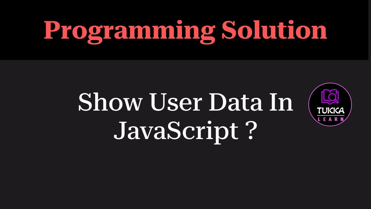 JavaScript Program to Print Name, Age and Hobby | Beginner Programming Question | Tukka Learn