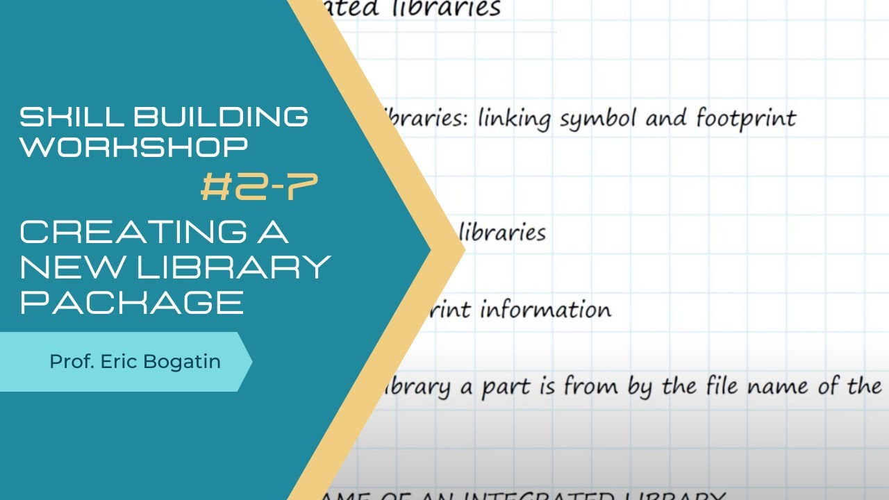 SBW 2-7 Creating a New Library Package