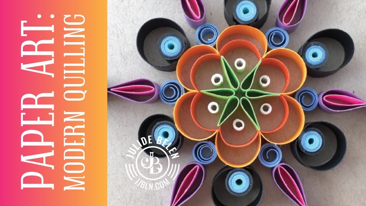 JJBLN | Learn How to Create Modern Quilled Pieces - Easy Quilling For Beginners
