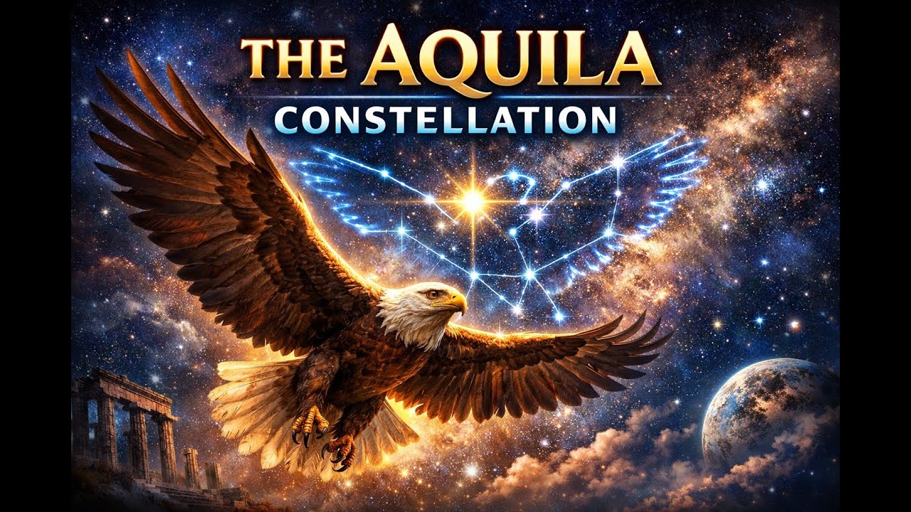 The Aquila Constellation Explained | Altair, Myths & Secrets of the Eagle in Space #universe