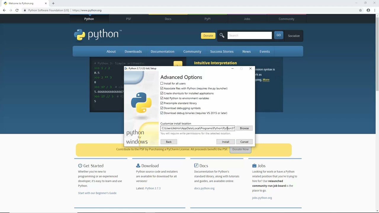 Python Environment Setup - Install Python Step by Step