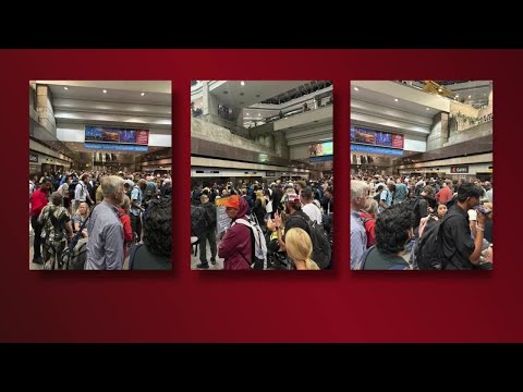 Planned train track maintenance causes delays at DIA Tuesday night