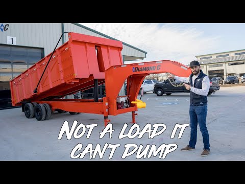 WDT Gooseneck Dump Trailer Walk Around | Diamond C
