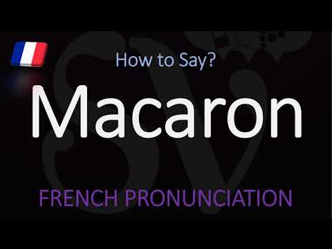 How do you pronounce Macaron? (CORRECTLY) French Pronunciation