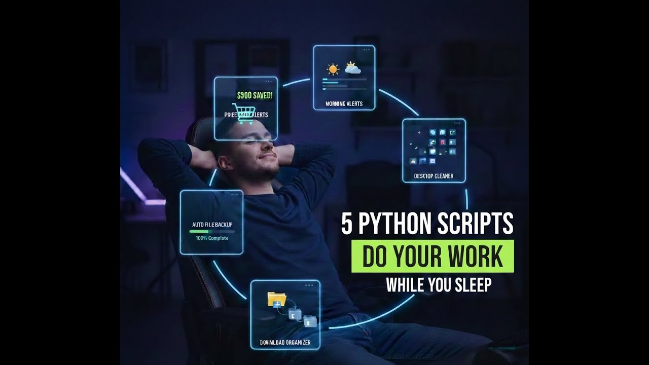 5 Python Scripts That Do Your Work While You Sleep