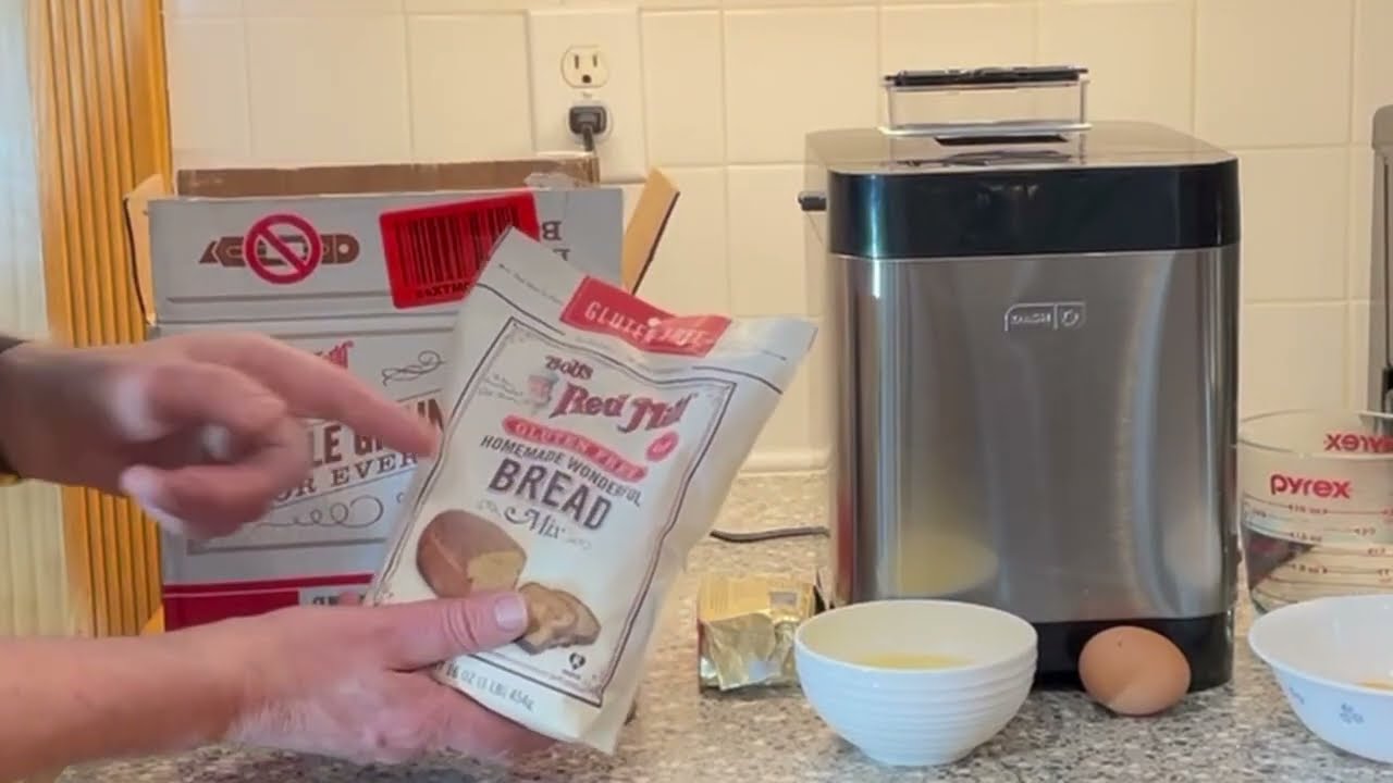 Easy Way to Make Gluten Free Bread in Bread Machine - Bob's Gluten Free Bread Mix & Dash Bread Maker