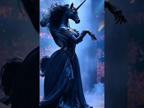 Queen vs horse #magic #magicforall #americasgottalent #realitytvshow #fashion #agt #americagotstalen