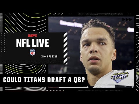 Could the Tennessee Titans draft a QB in the FIRST ROUND?! 👀 | NFL Live