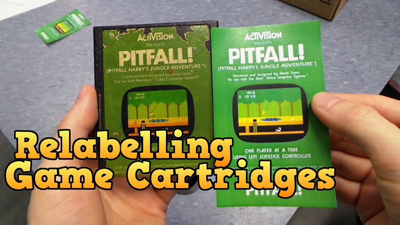 The 8-Bit Guy — Relabelling and Restoring Cartridge Games (eng)