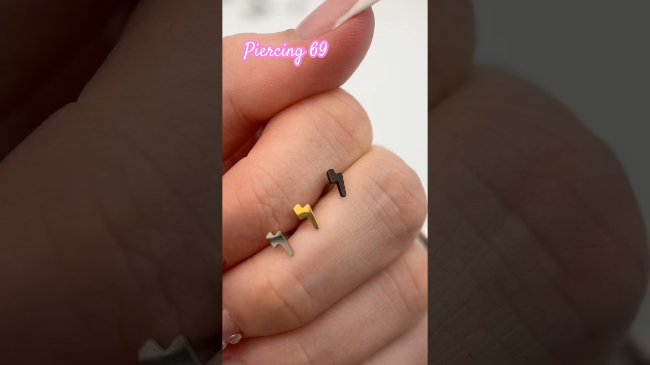 ASTM F136 Titanium Arrow Labrets | Minimalist Piercing Jewelry in Silver, Gold & Black #shorts