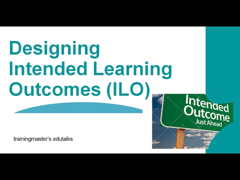 Yes You Can...Teach! (Topic: Designing Intended Learning Outcomes)
