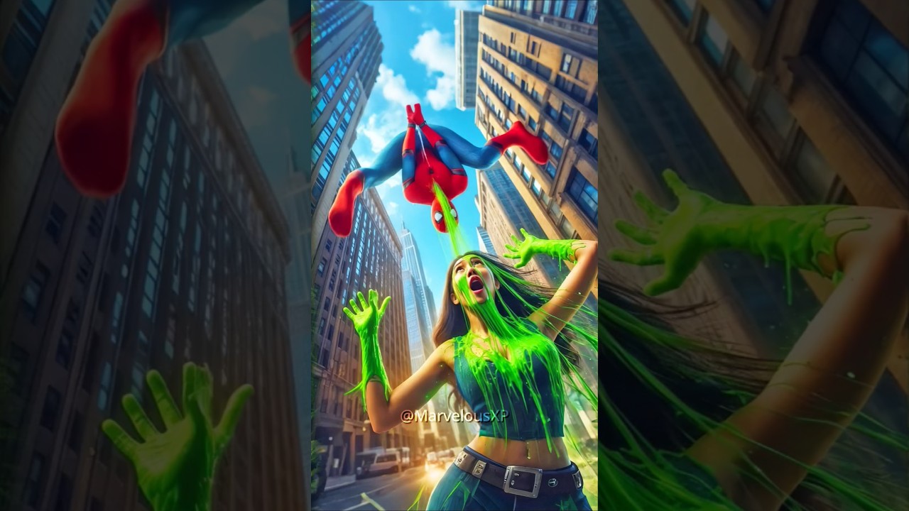 💥👀  Spiderman's Mysterious Gift: What Did He Give Her? ✅ Superhero Marvel Evolution🤖 AI Creativity