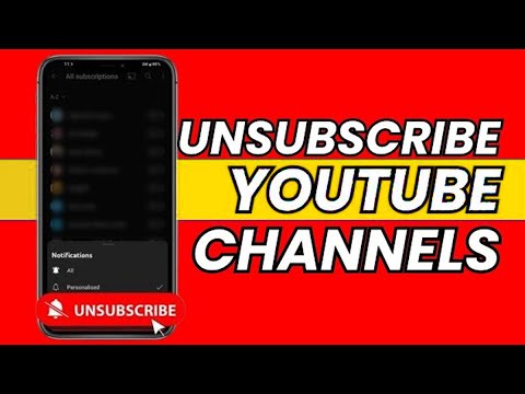 Unsubscribe All Youtube Channel At Once | How To Unsubscribe All Subscriptions At Once On Youtube