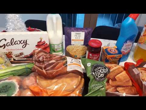 Tescos Grocery Shopping Haul With Prices. £10 Clubcard Savings