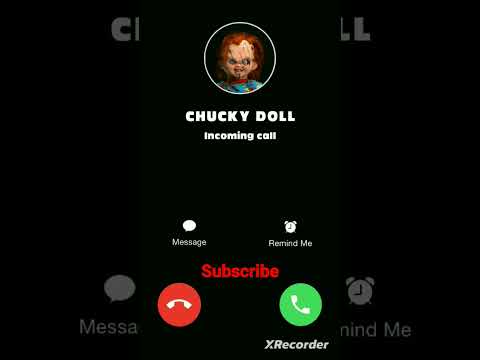 Chucky doll phone call very scary #vrial#trendingshorts