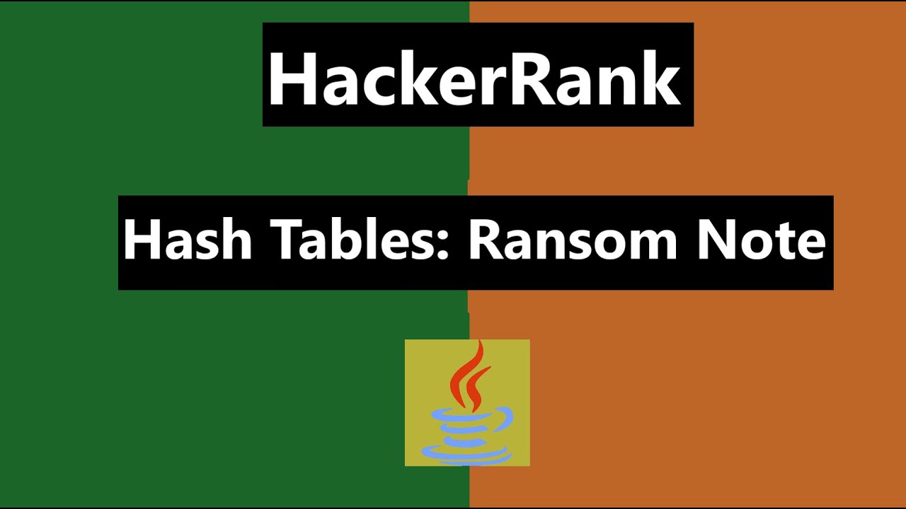 Hash Tables: Ransom Note Hackerrank Solution - java 8| Hackerrank