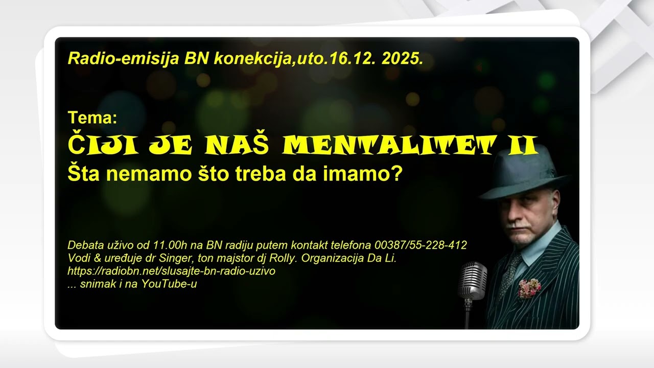 "BN konekcija" 16.12.2025. - BN radio