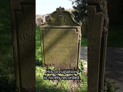 An unusual 18th-century gravestone that nicely records the occupation of the deceased