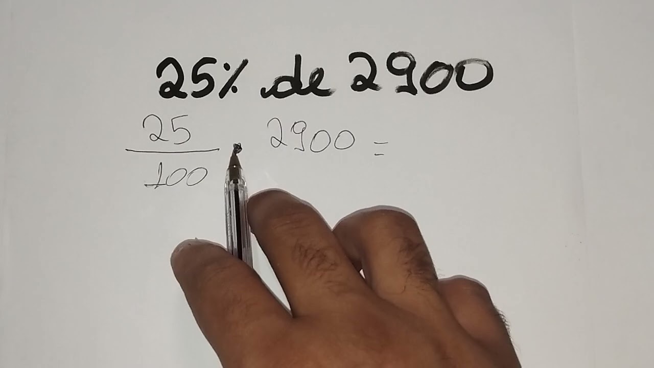 25% of 2900 - Percentage - How to Calculate?