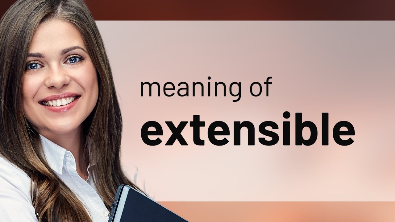 Extensible — EXTENSIBLE meaning
